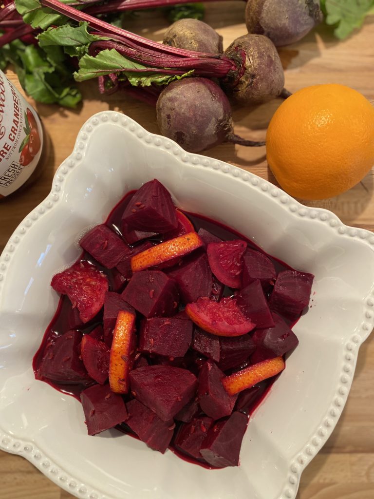 Roasted Beets in Cranberry Juice | Laura M. Ali, MS, RDN, LDN