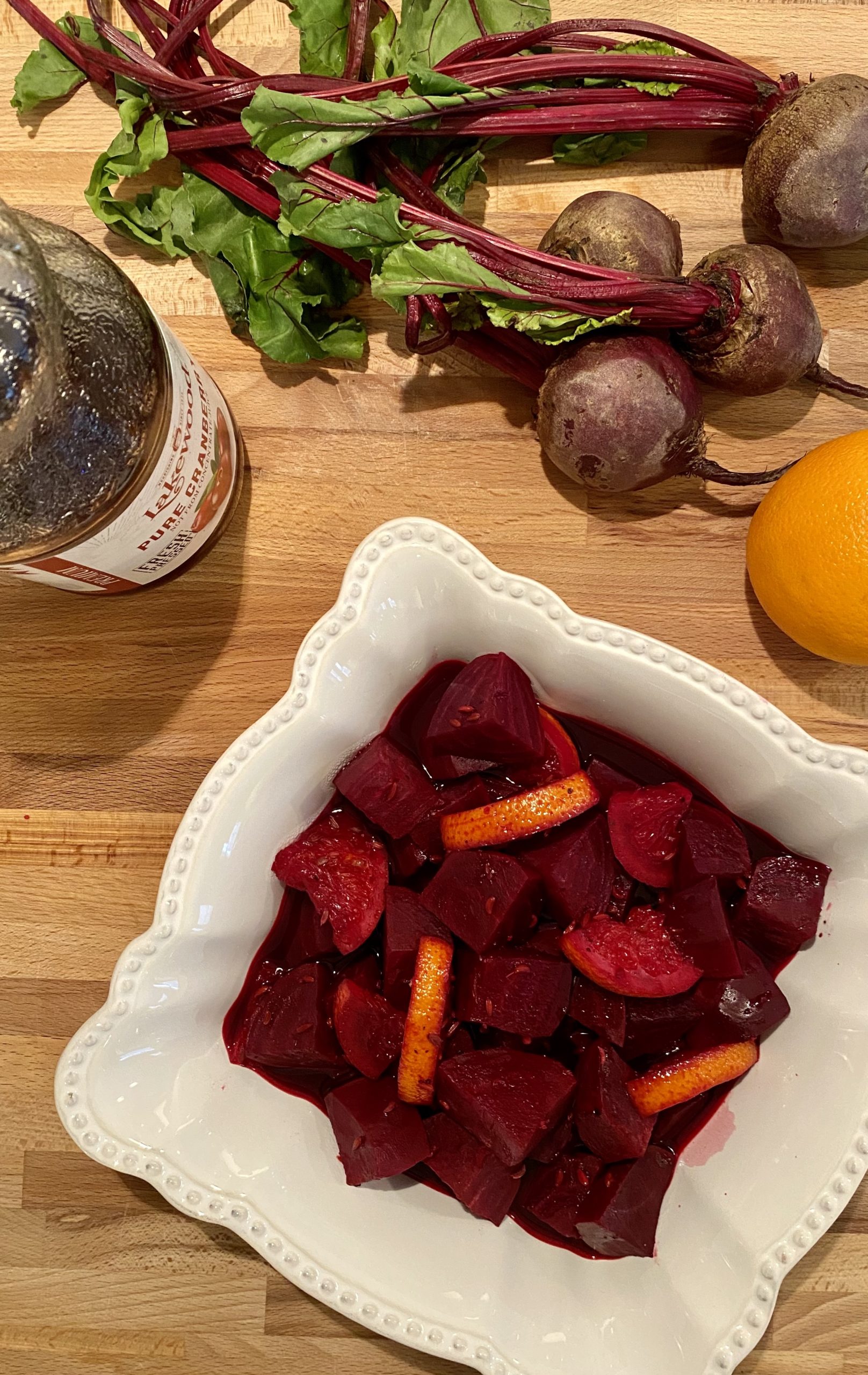 Roasted Beets in Cranberry Juice | Laura M. Ali, MS, RDN, LDN