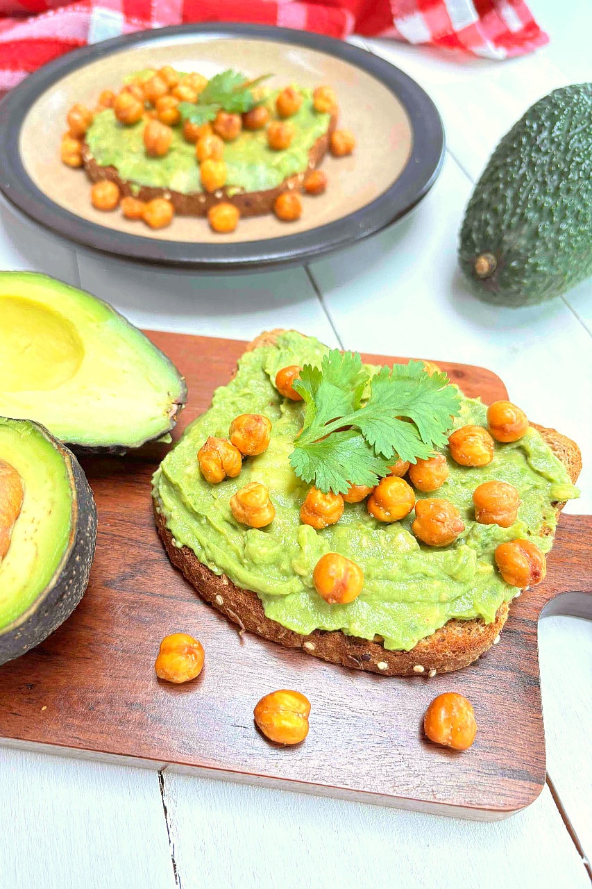 Savory and Satisfying: Easy Avocado Chickpea Toast | Laura M. Ali, MS ...